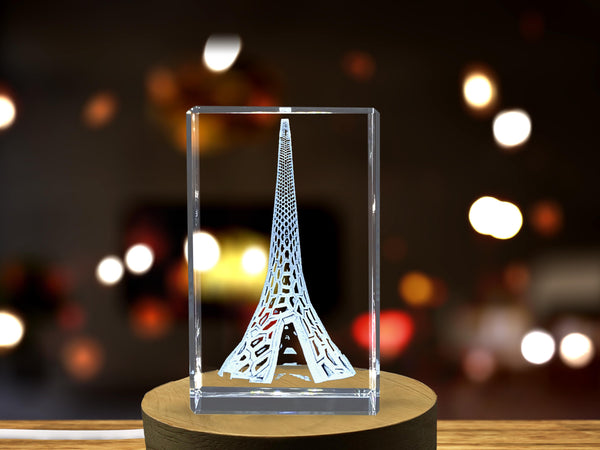 KAUST Beacon Tower 3D Engraved Crystal Gift – AB Crystal Collection
