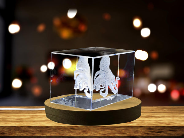 Octopus Crystal Trophy Award - Handcrafted – AB Crystal Collection