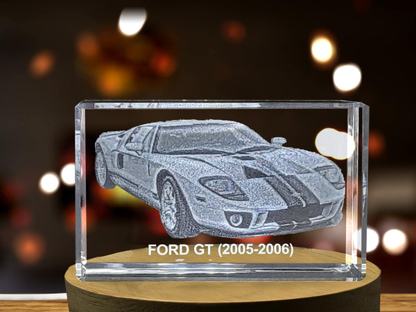 Exquisite 3D Engraved Crystal - Ford GT Supercar – AB Crystal Collection