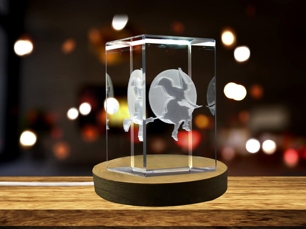 Witch Symbols Crystal Trophy Award Decor – AB Crystal Collection
