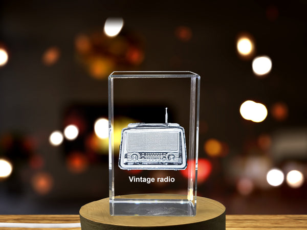 Vintage Radio Trophy Award Decor – AB Crystal Collection