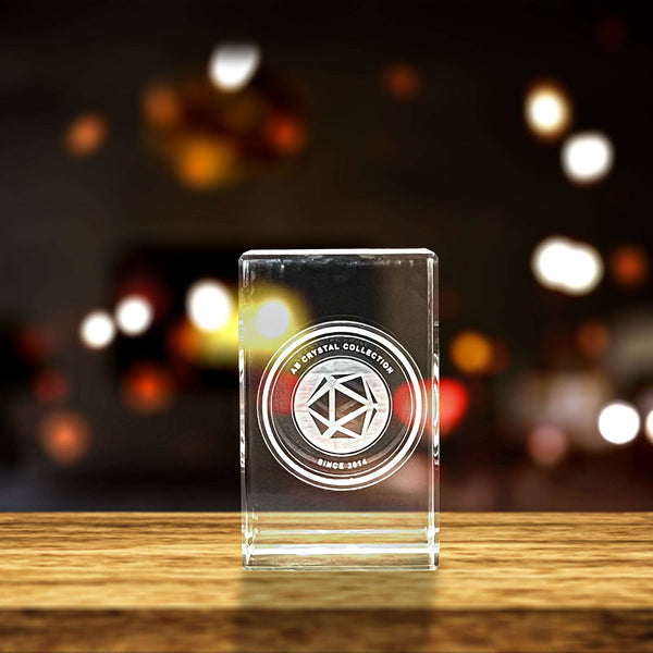 3D Engraved Award Trophy Tower – AB Crystal Collection